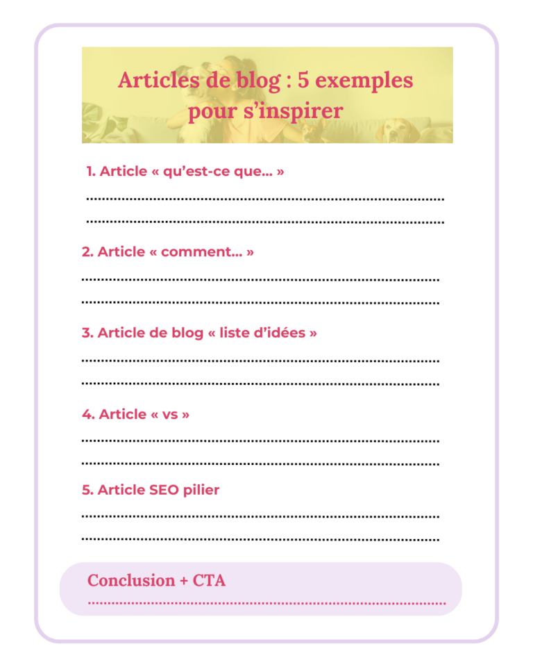 Articles de blog : 7 exemples pour s’inspirer | Colibri Rédac